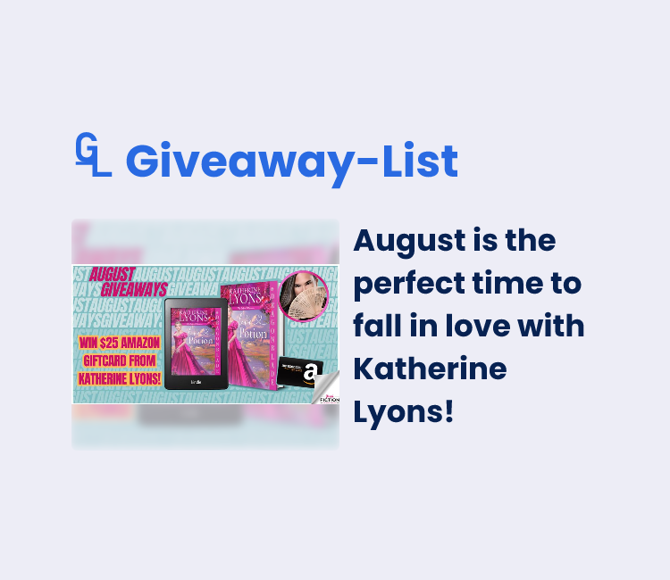 August is the perfect time to fall in love with Katherine Lyons! - Gleam Giveaway