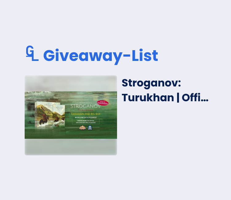 Stroganov: Turukhan | Official Giveaway - Gleam