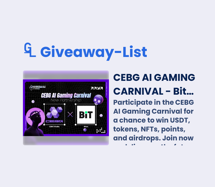 CEBG AI GAMING CARNIVAL - Biton - Gleam Giveaway