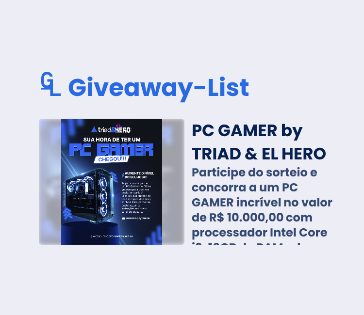 PC GAMER by TRIAD & EL HERO - Gleam Giveaway