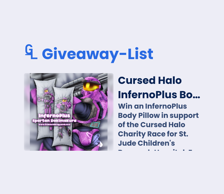 Cursed Halo InfernoPlus Body Pillow Giveaway - Gleam