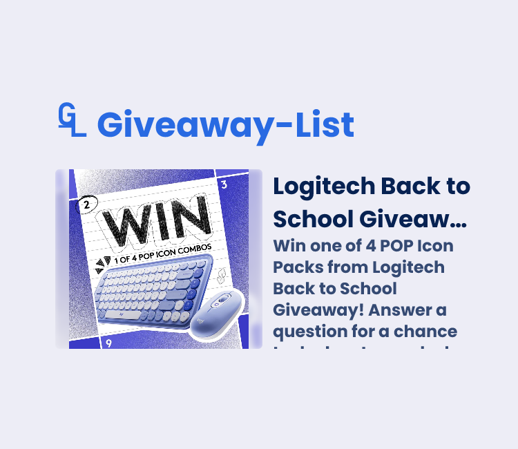 Logitech Back to School Giveaway 📚 - Gleam