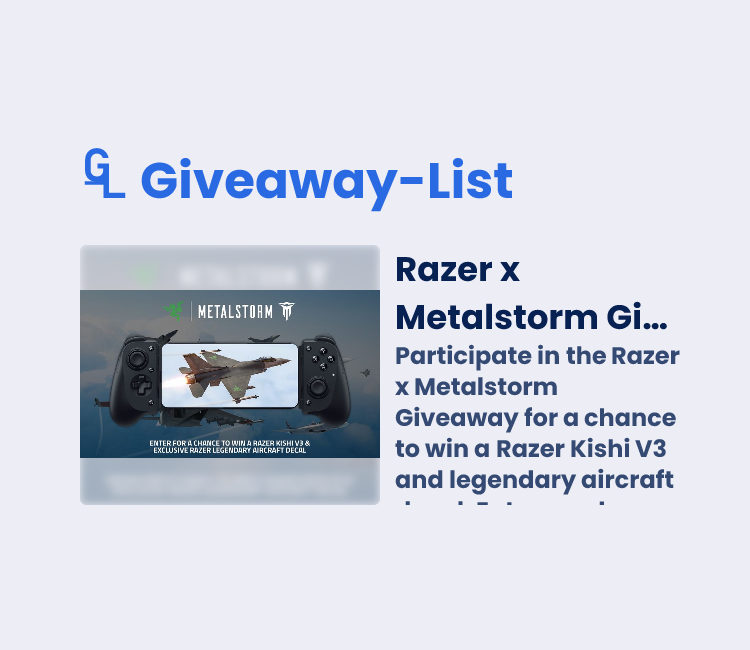 Razer x Metalstorm Giveaway - Gleam