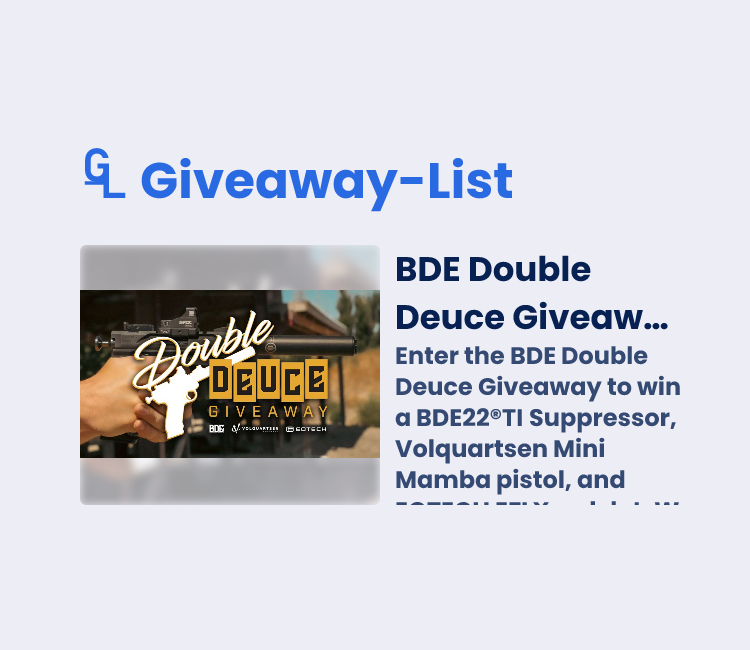 BDE Double Deuce Giveaway - Gleam