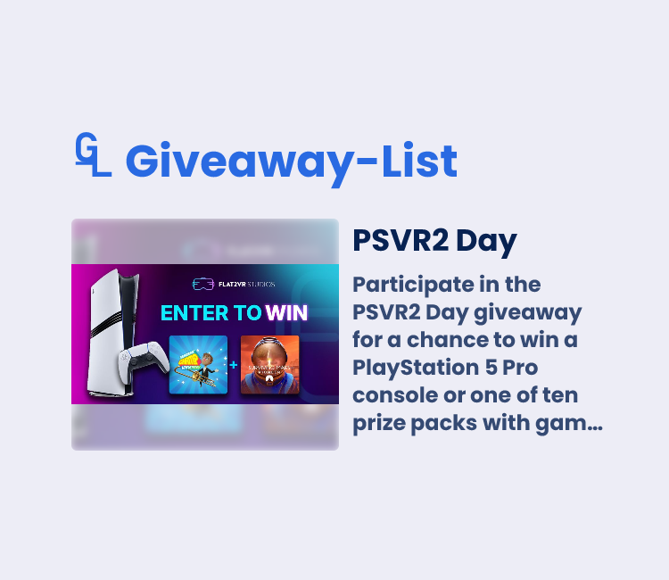 PSVR2 Day - Gleam Giveaway