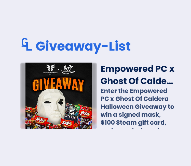Empowered PC x Ghost Of Caldera Halloween Giveaway! - Gleam