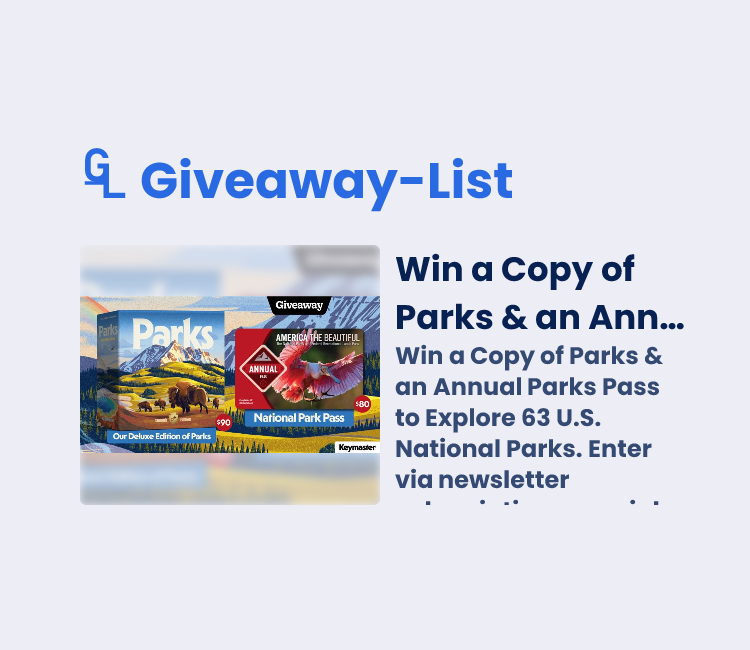 Win a Copy of Parks & an Annual Parks Pass - Gleam Giveaway