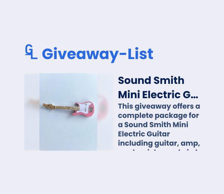 Sound Smith Mini Electric Guitar Giveaway! - Kingsumo