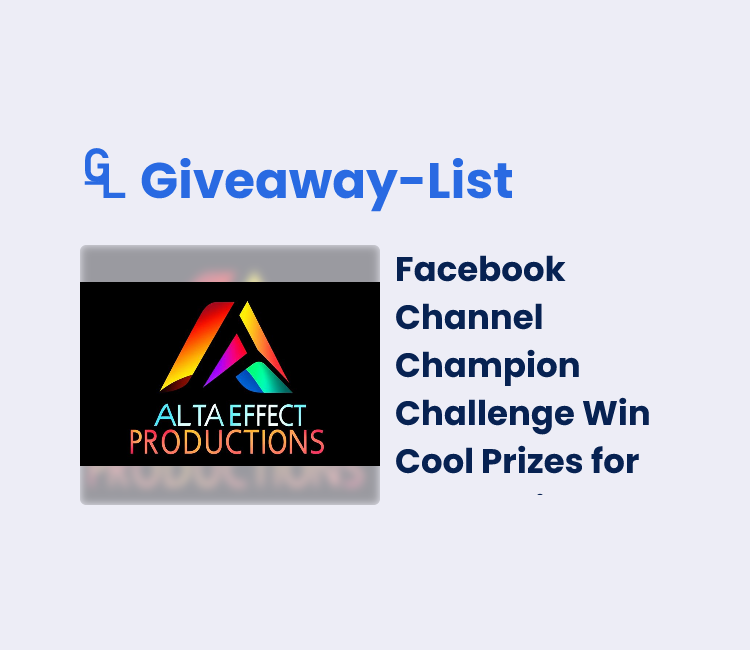 Facebook Channel Champion Challenge – Win Cool Prizes for Supporting ...