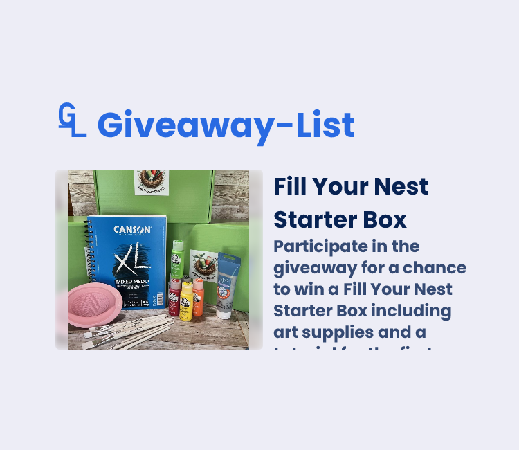 Fill Your Nest Starter Box - Kingsumo Giveaway