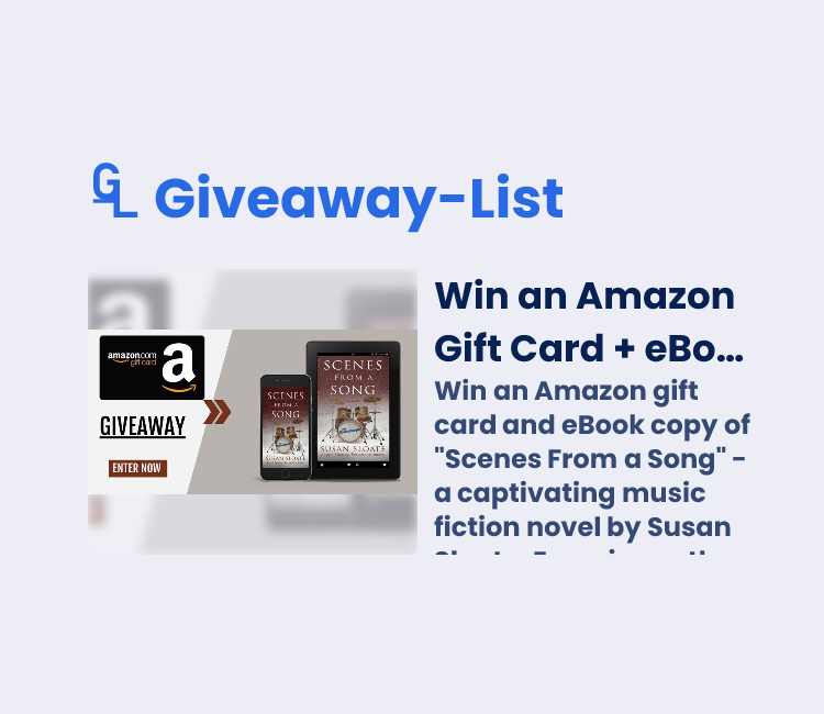 Win an Amazon Gift Card + eBook Copy - Scenes From a Song - Kingsumo ...