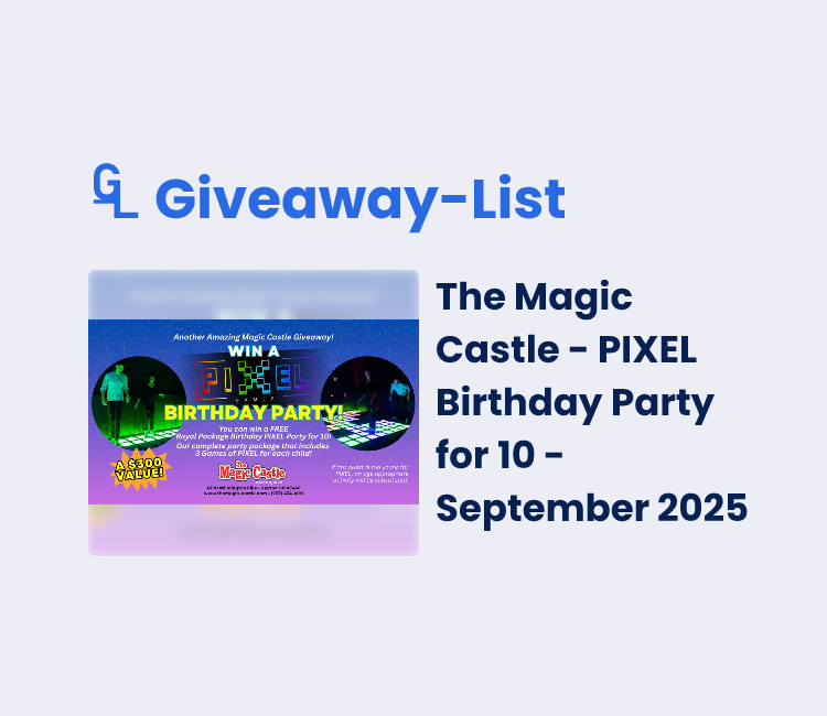 The Magic Castle - PIXEL Birthday Party for 10 - September 2025 ...