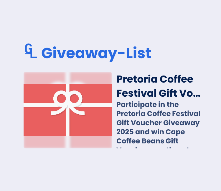 Pretoria Coffee Festival Gift Voucher Giveaway 2025 - Kingsumo