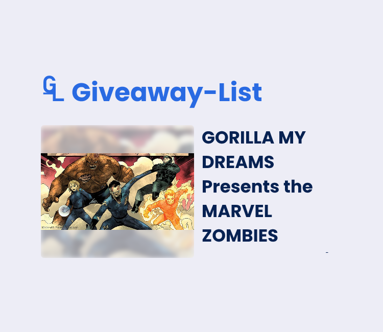 GORILLA MY DREAMS Presents… the MARVEL ZOMBIES HALLOWEEN Giveaway ...