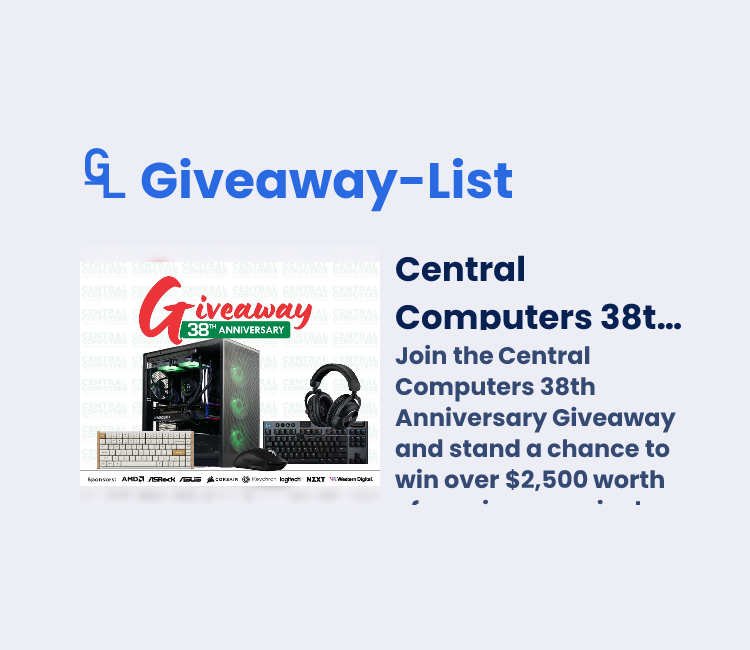 Central Computers 38th Anniversary Giveaway! - SweepWidget