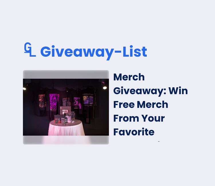Merch Giveaway: Win Free Merch From Your Favorite Progressive Metal ...