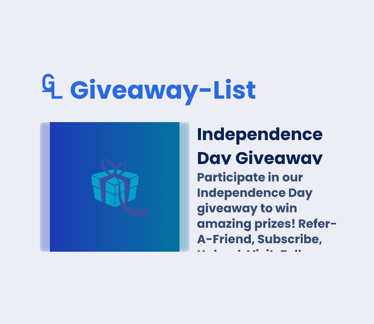 Independence Day Giveaway - SweepWidget