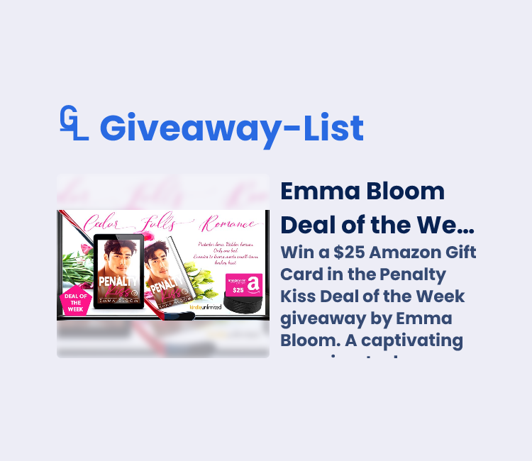 Emma Bloom Deal of the Week Giveaway - SweepWidget