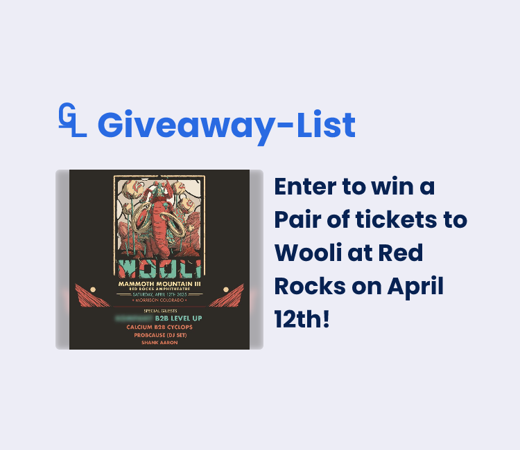 Enter to win a Pair of tickets to Wooli at Red Rocks on April 12th ...