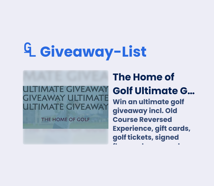 The Home of Golf Ultimate Giveaway - ViralSweep