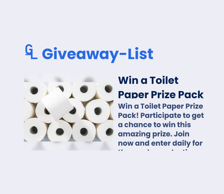 Win a Toilet Paper Prize Pack - ViralSweep Giveaway