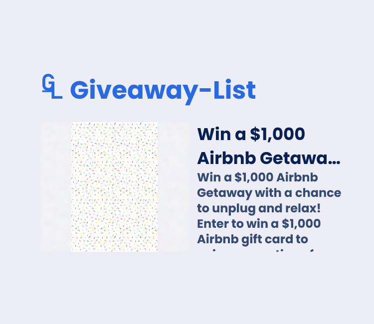 Win a $1,000 Airbnb Getaway. - ViralSweep Giveaway