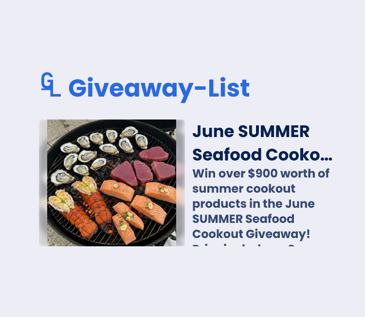 June SUMMER Seafood Cookout Giveaway - ViralSweep