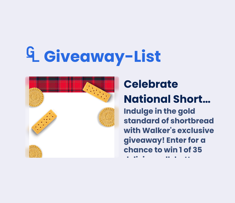 Celebrate National Shortbread Day with a Sweet Giveaway! - ViralSweep